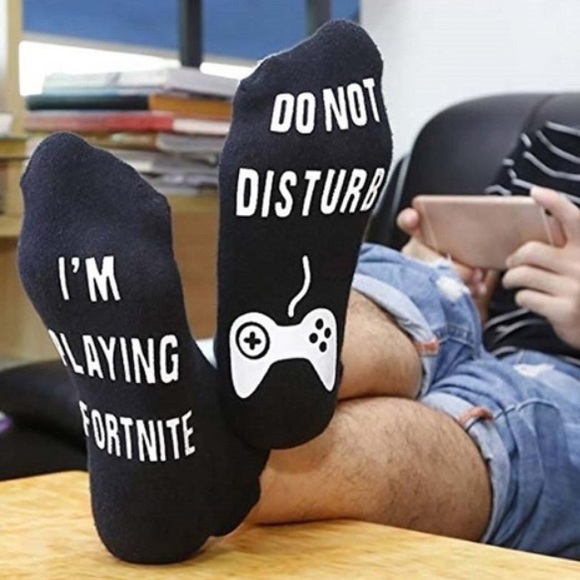 Underwear & Socks | Do Not Disturb Im Playing Fortnite Socks | Poshmark